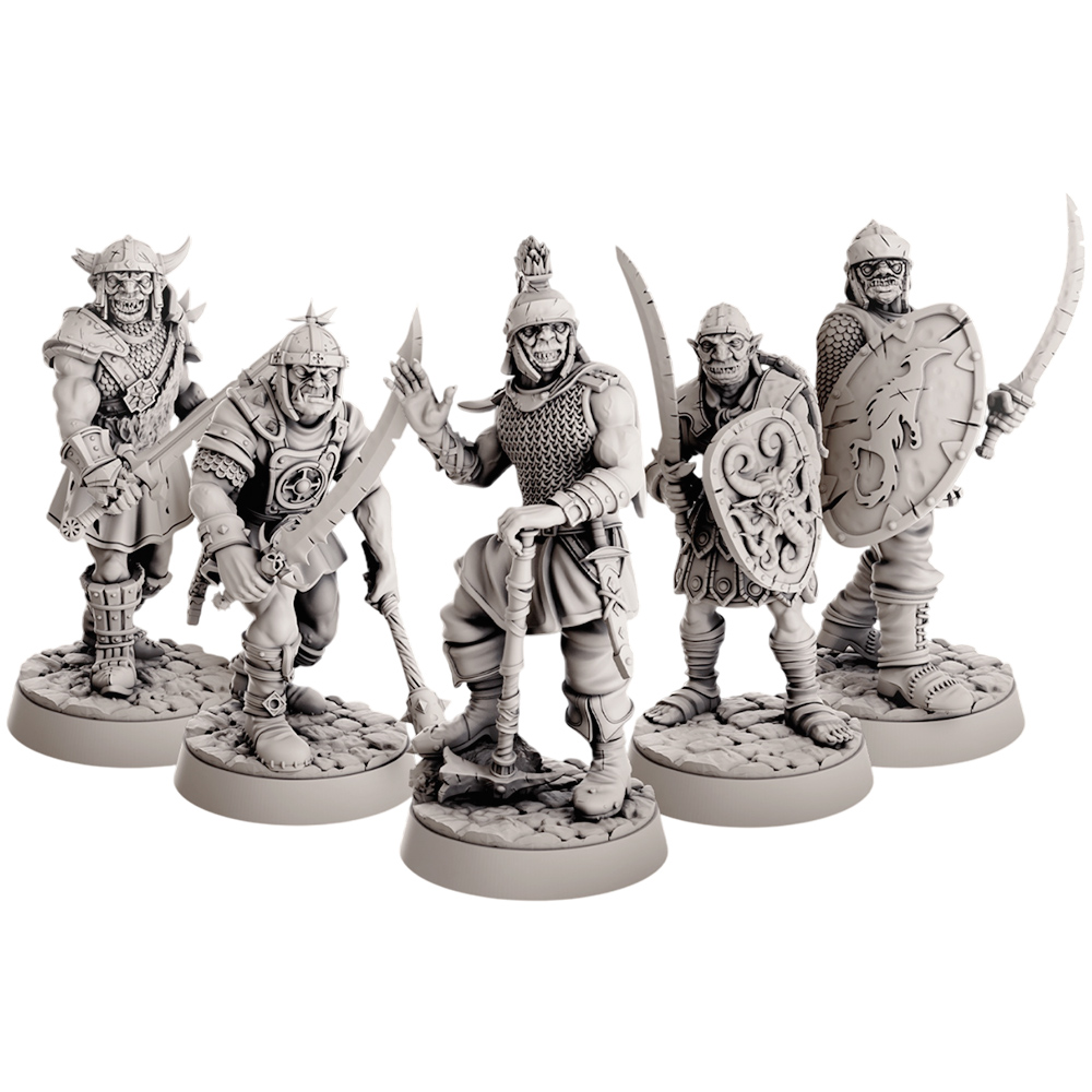 Купить Набор миниатюр 'Орки-налётчики' в магазине Hobby Games