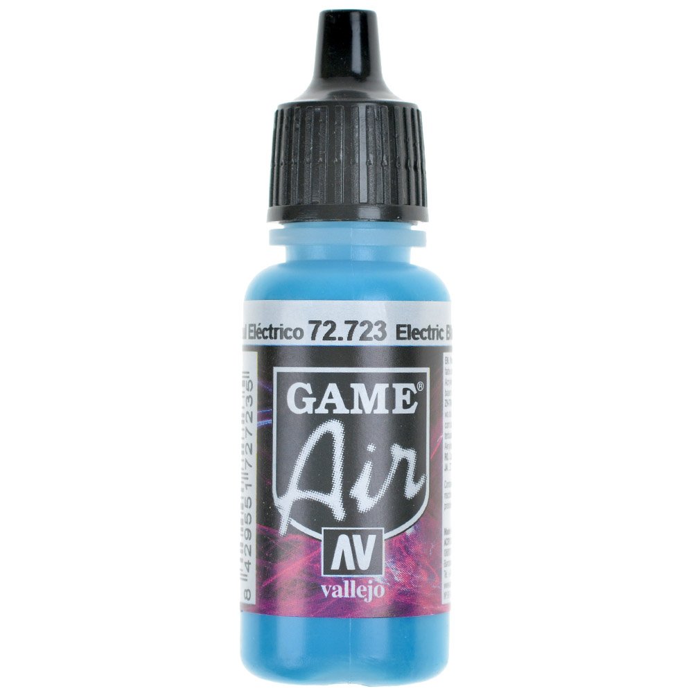 Краска Vallejo Game Air: Electric Blue 72.723 | Купить настольную игру ...