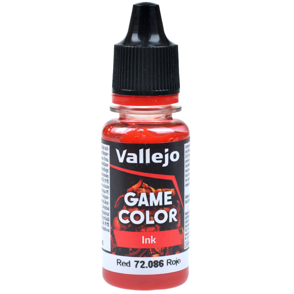 Краска Vallejo Game Color Ink: Red 72.086 | Купить настольную игру в ...