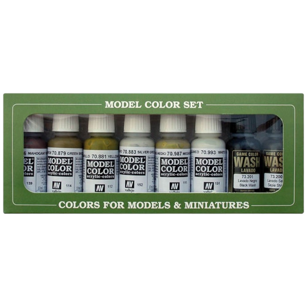 Купить Набор красок Vallejo Model Color: Building Colors в магазине ...
