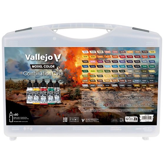 Купить Набор красок Vallejo Model Color: Combination Case 70.254 в ...