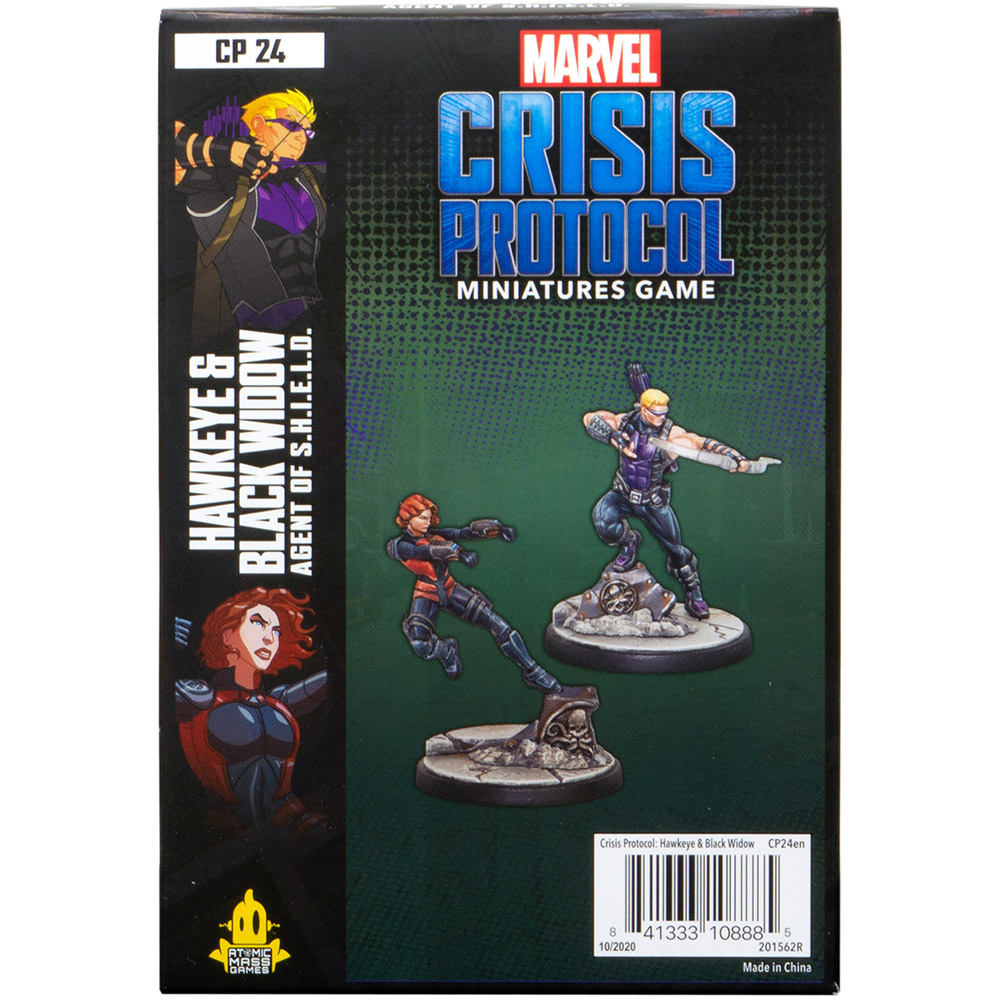 Купить Marvel Crisis Protocol: Hawkeye and Black Widow в магазине Hobby ...