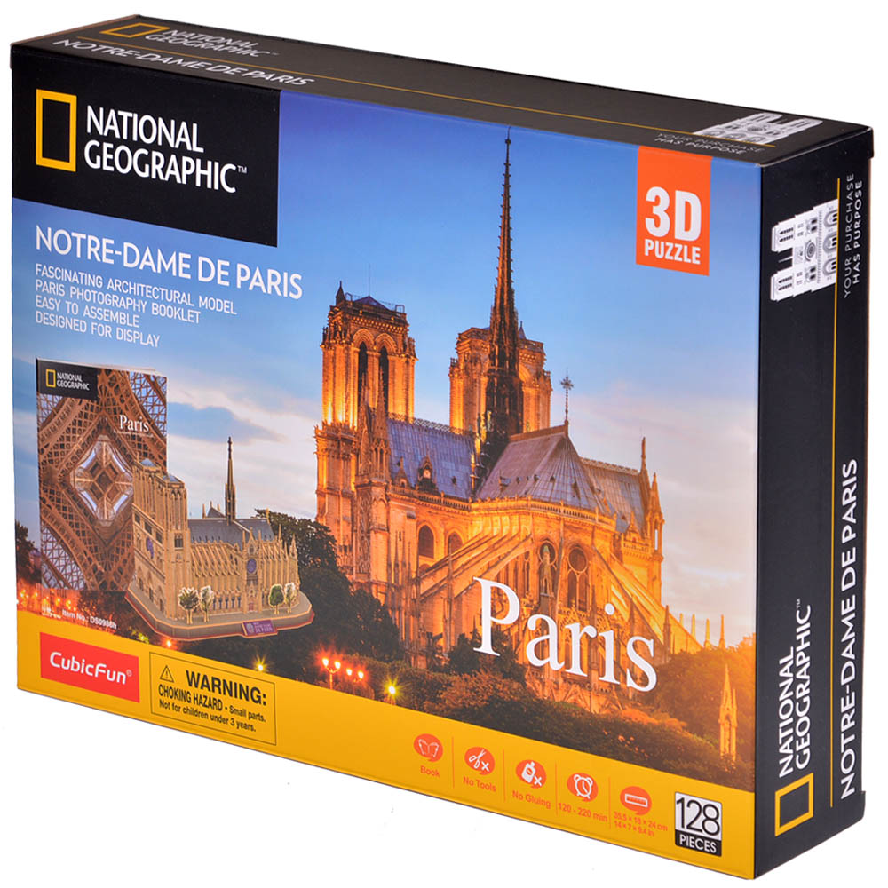 3D-пазл National Geographic 'Нотр-Дам-де-Пари' | Купить настольную игру ...