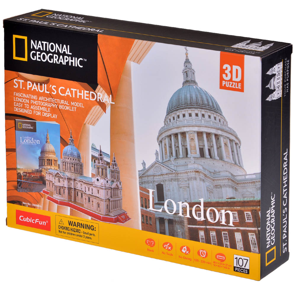 3D-пазл National Geographic 'Собор Святого Павла' | Купить настольную ...