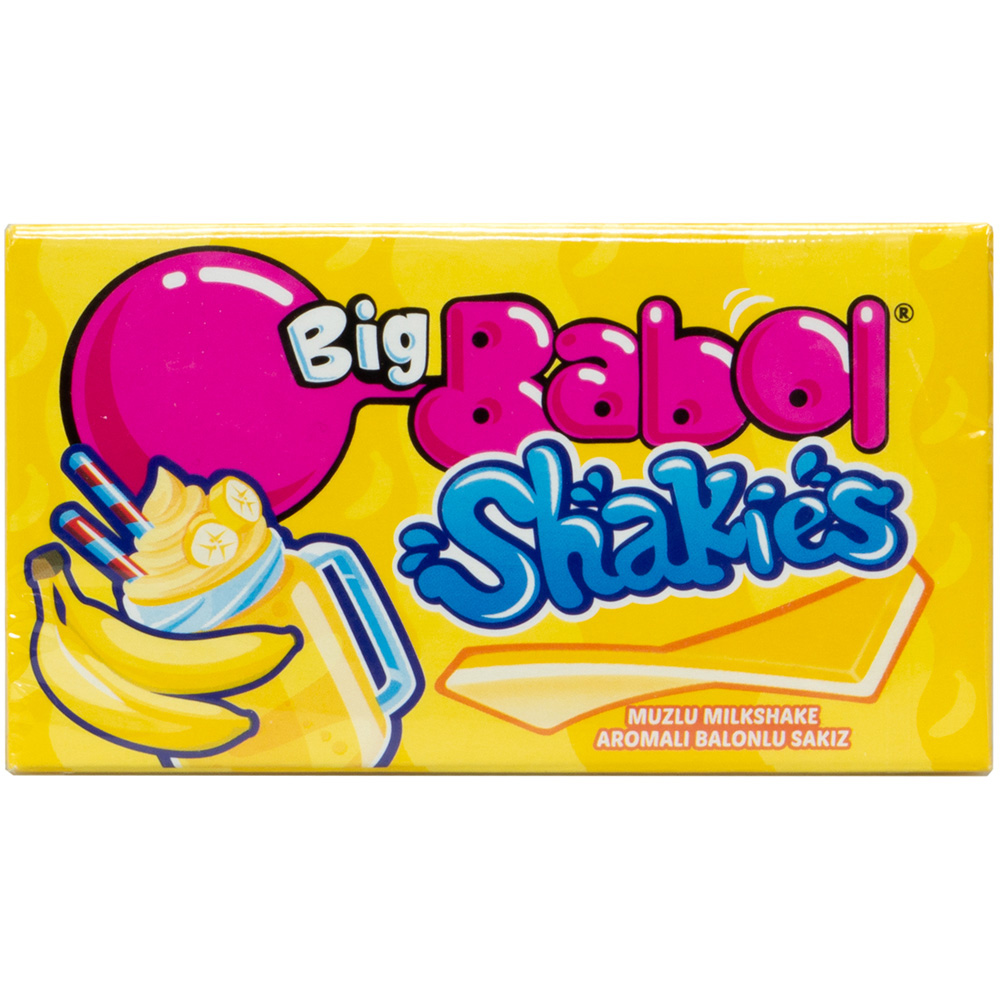 Жевательная резинка Perfetti Big Babol Shakies: банановый милкшейк ...