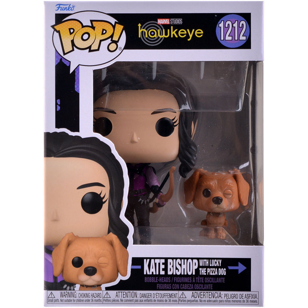 Купить Фигурка Funko POP! Hawkeye: Kate Bishop with Lucky the Pizza Dog ...