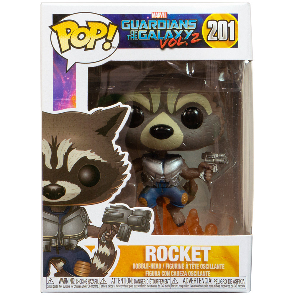 Купить Фигурка Funko POP! Marvel Guardians of The Galaxy: Rocket 201 в ...