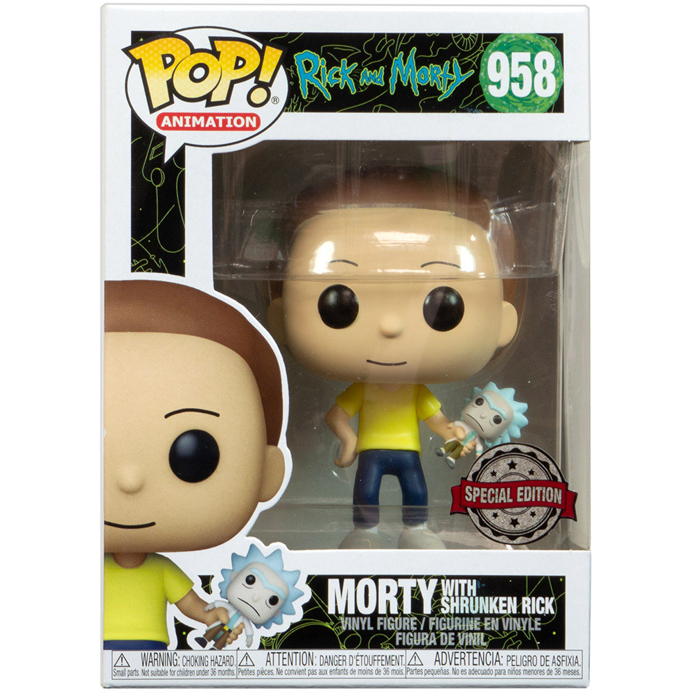 Фигурка Funko POP! Animation. Rick and Morty: Morty with Shrunken Rick ...