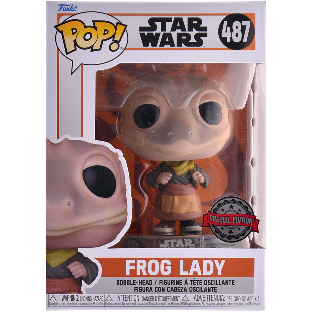 Фигурка Funko POP! Star Wars: Frog Lady 487