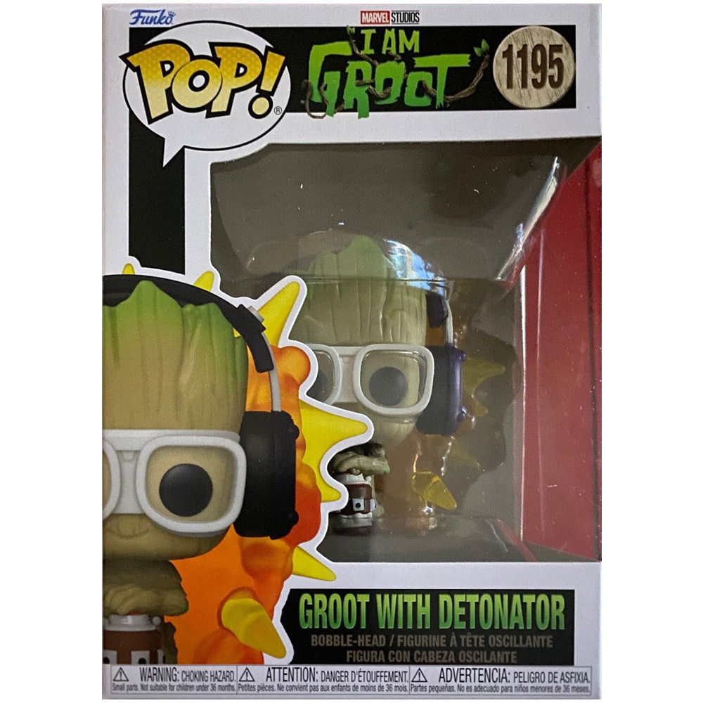 Фигурка Funko POP! Marvel I Am Groot: Groot With Detonator 1195