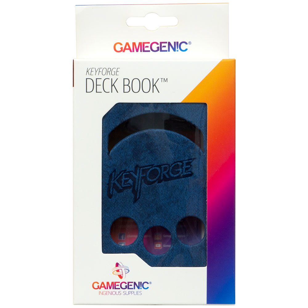Коробочка Gamegenic KeyForge Deck Book: Blue | Купить настольную игру в ...