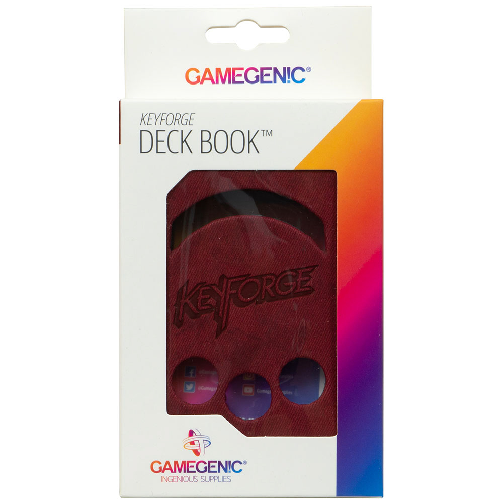 Коробочка Gamegenic KeyForge Deck Book: Red | Купить настольную игру в ...