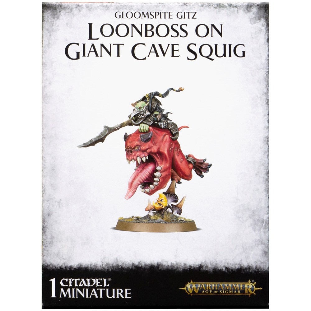 Купить Gloomspite Gitz Loonboss On Giant Cave Squig в магазине Hobby Games