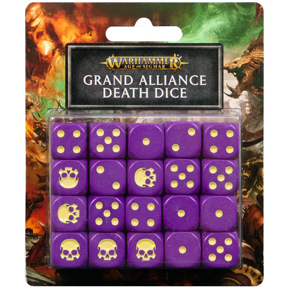 Купить Age of Sigmar: Grand Alliance Death Dice Set (2021) в магазине ...