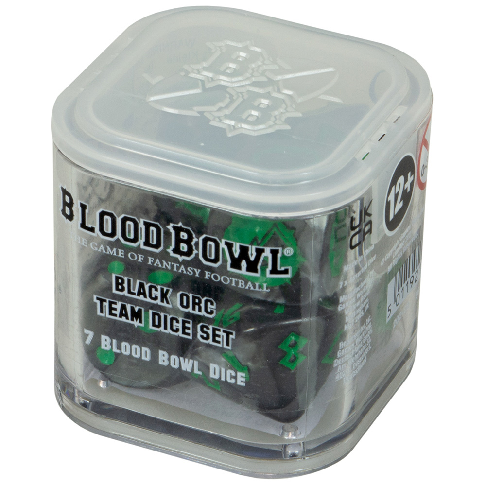 Blood Bowl: Black Orc Team Dice Set