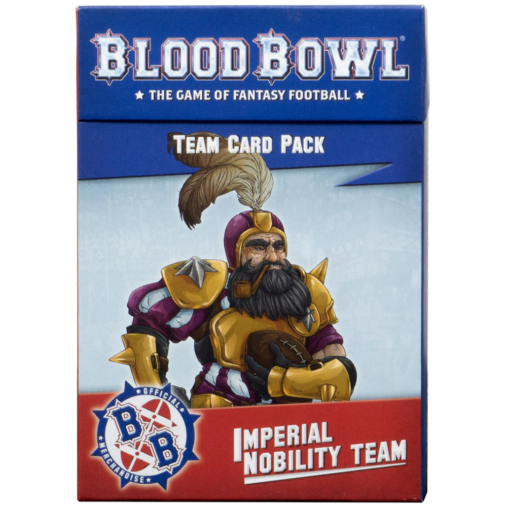 Купить Blood Bowl: Imperial Nobility Team Card Pack в магазине Hobby Games
