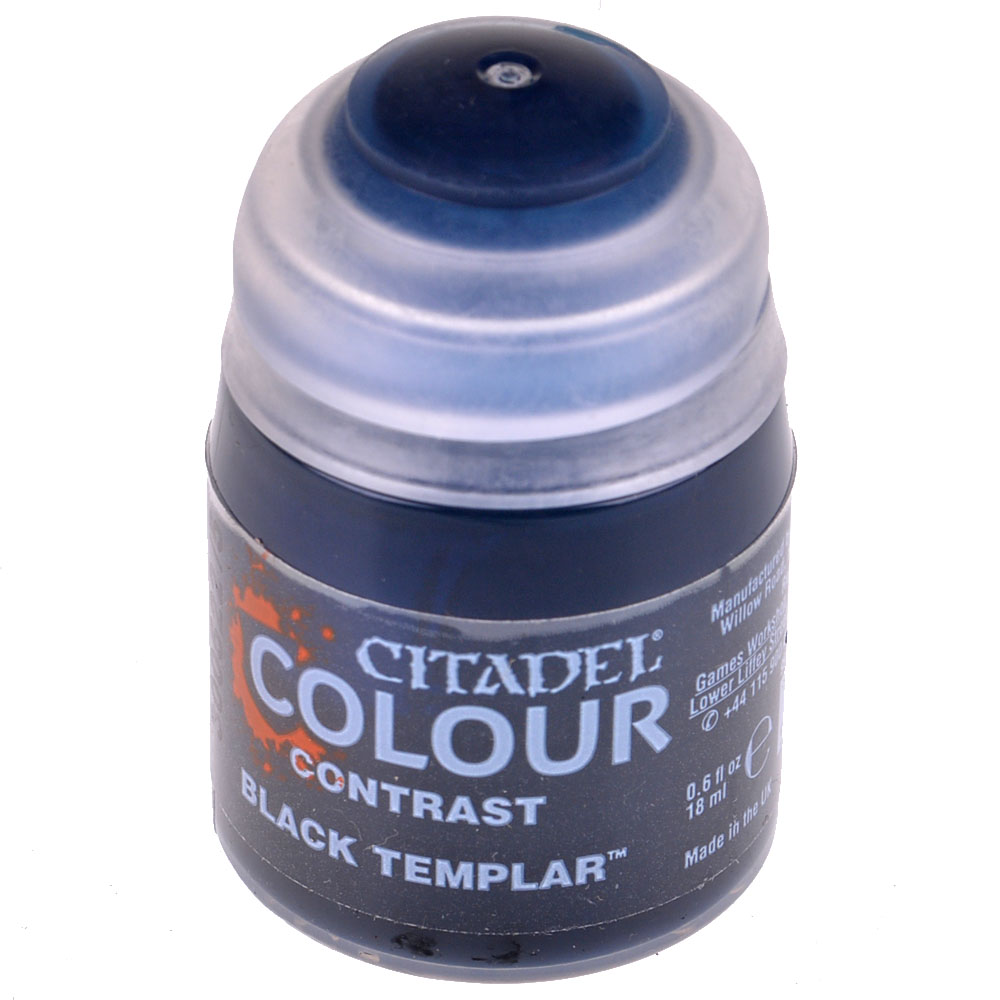 Купить Краска Contrast: Black Templar (18 мл) (2022) в магазине Hobby Games