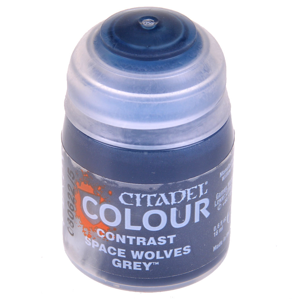 Краска Contrast: Space Wolves Grey (18 мл) (2022) | Купить настольную ...