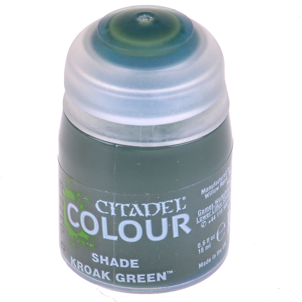 Купить Краска Shade: Kroak Green (18 мл) в магазине Hobby Games