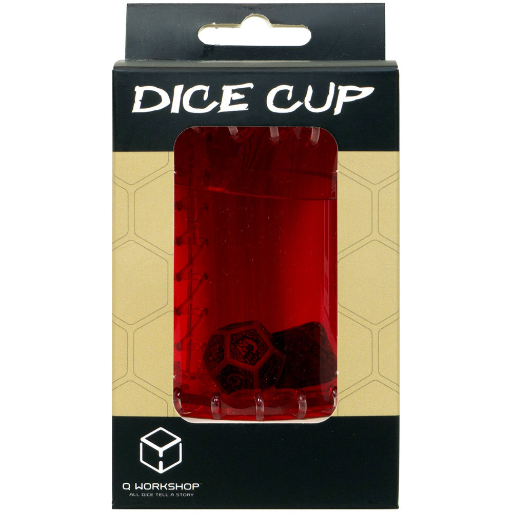 Стакан для кубиков Age of Plastic Red Dice Cup, красный | Купить ...