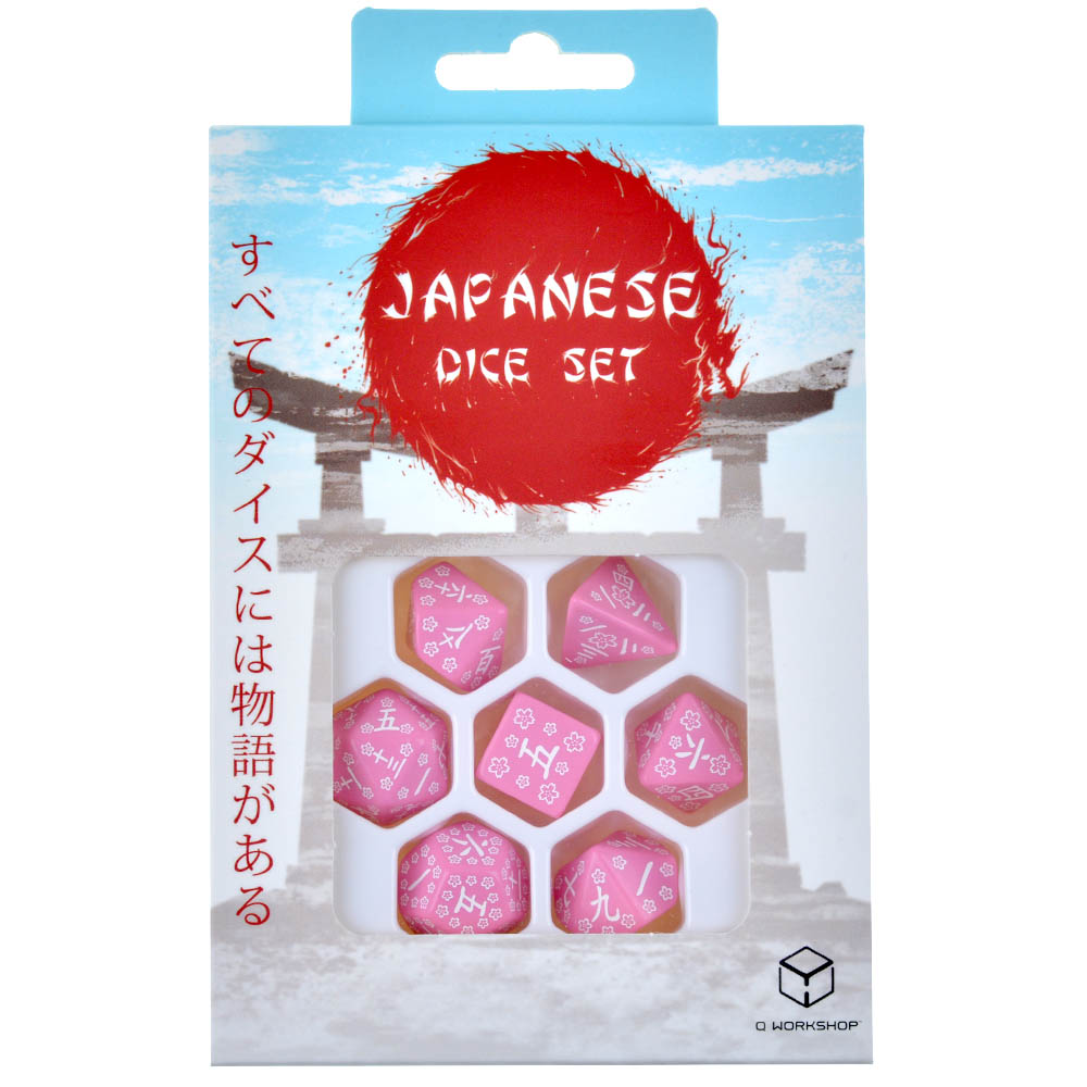 Набор кубиков Japanese Dice Set: Sweet Spring Memory, 7 шт. | Купить ...