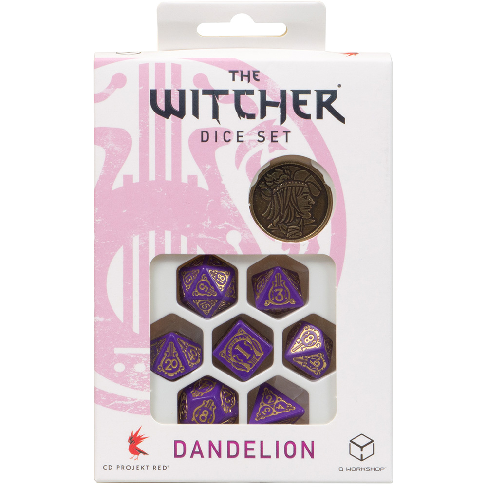 Набор кубиков The Witcher Dice Set: Dandelion – Viscount de Lettenhove ...