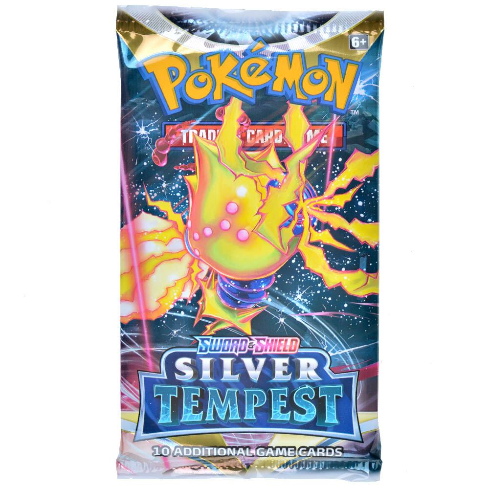 Pokemon TCG. Sword & Shield – Silver Tempest: Бустер | Купить ...