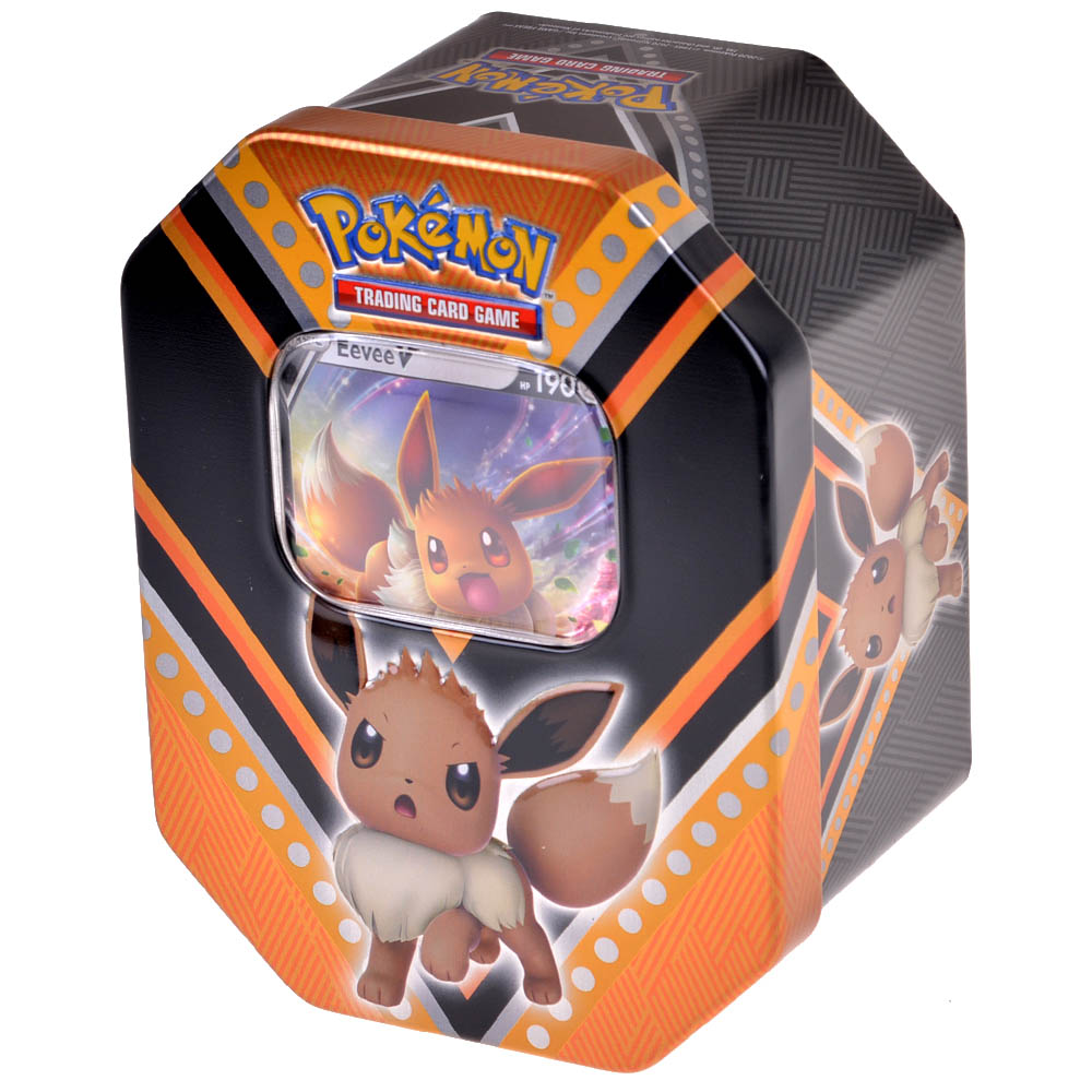 Pokemon TCG. V Power Tin: Eevee | Купить настольную игру в магазинах ...
