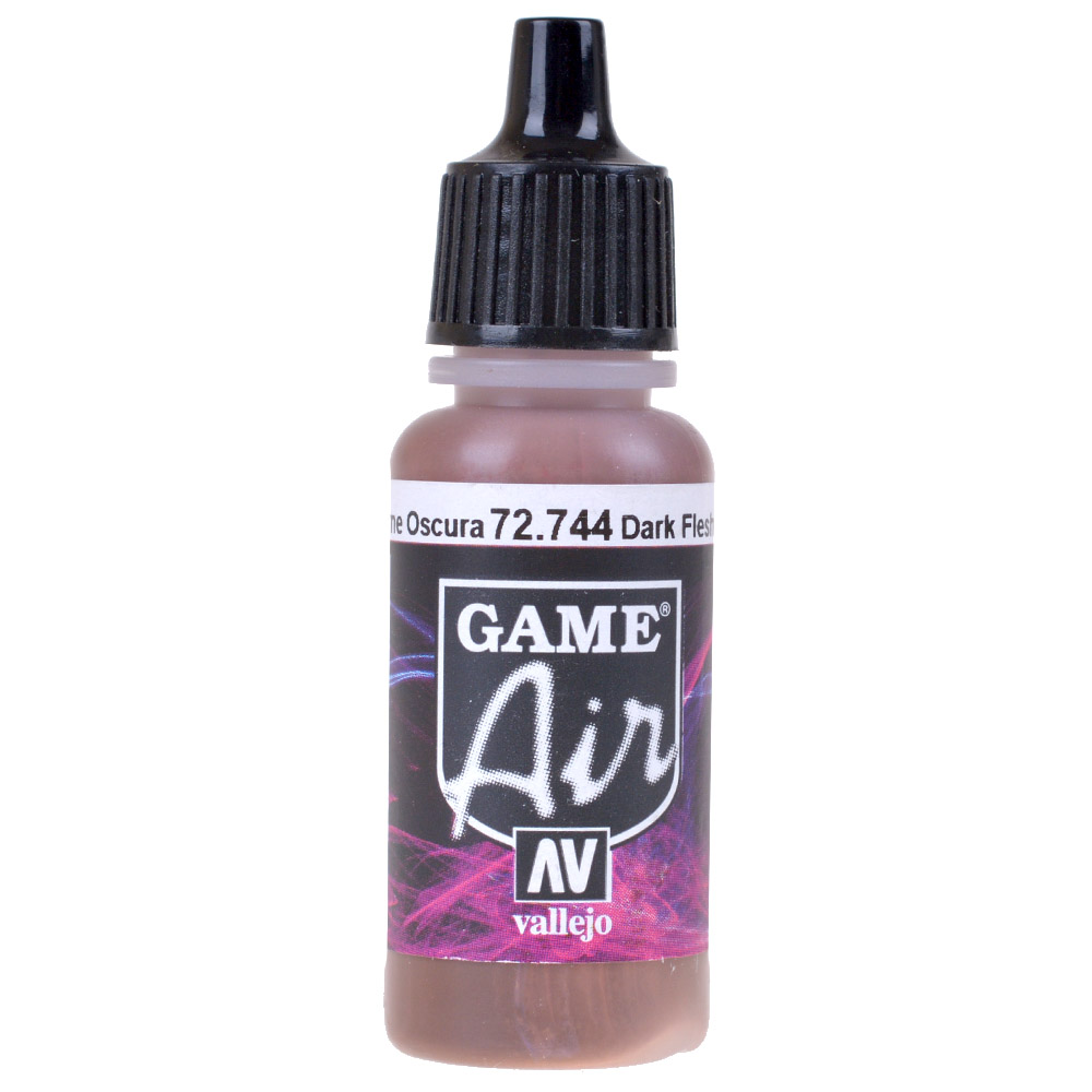 Краска Vallejo Game Air: Dark Fleshtone 72.744 | Купить настольную игру ...