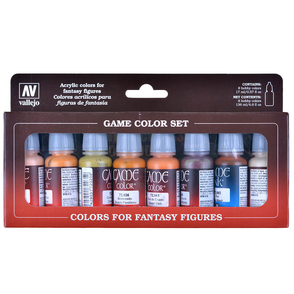 Вопросы про Набор красок Vallejo Model Color: Skintones 72.295 | Настольная игра, купить в ...