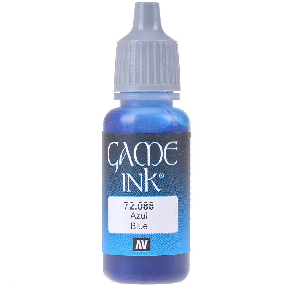 Краска Vallejo Game Ink: Blue 72.088 | Купить настольную игру в ...