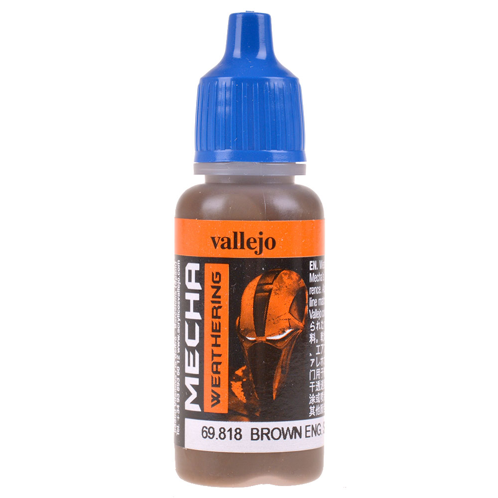 Краска Vallejo Mecha Color: Brown Soot 69.818