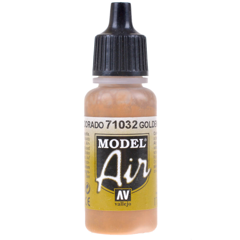 Краска Vallejo Model Air: Golden Brown 71.032 | Купить настольную игру ...