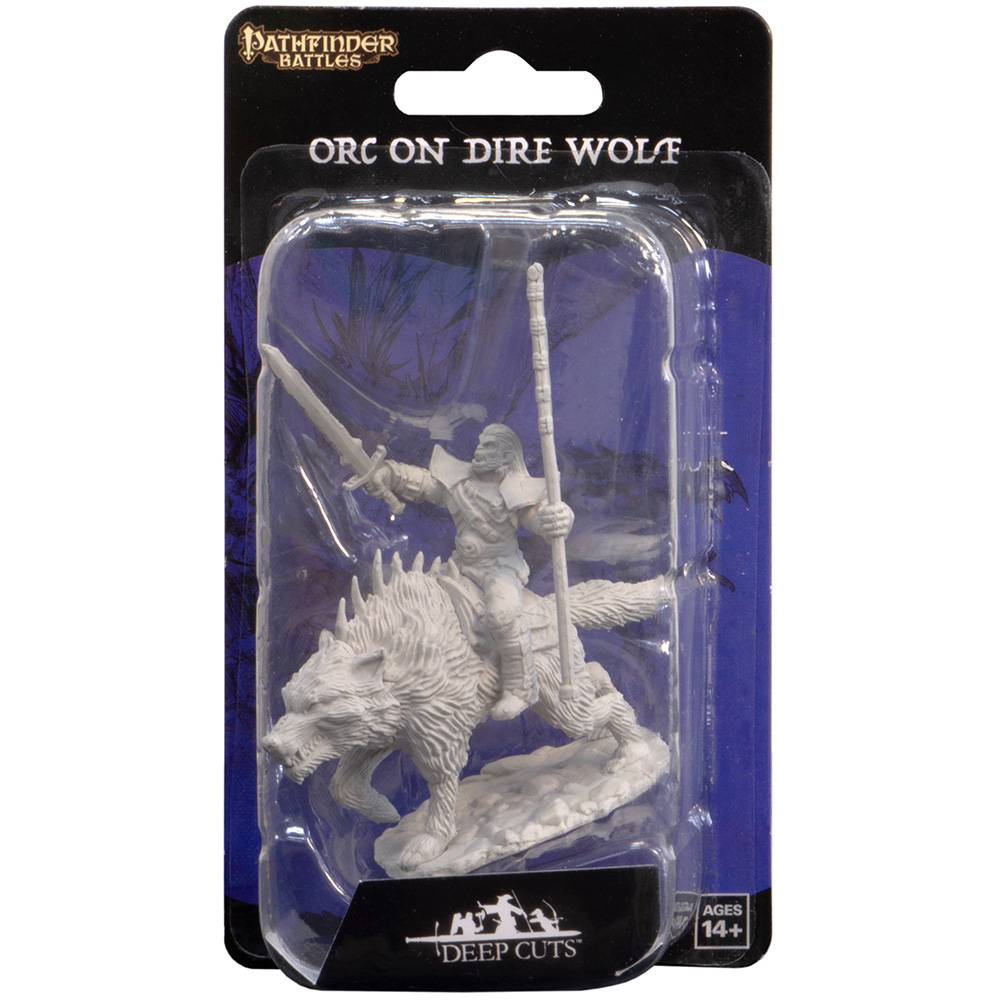 Купить Pathfinder Battles Deep Cuts: Orc on Dire Wolf в магазине Hobby ...